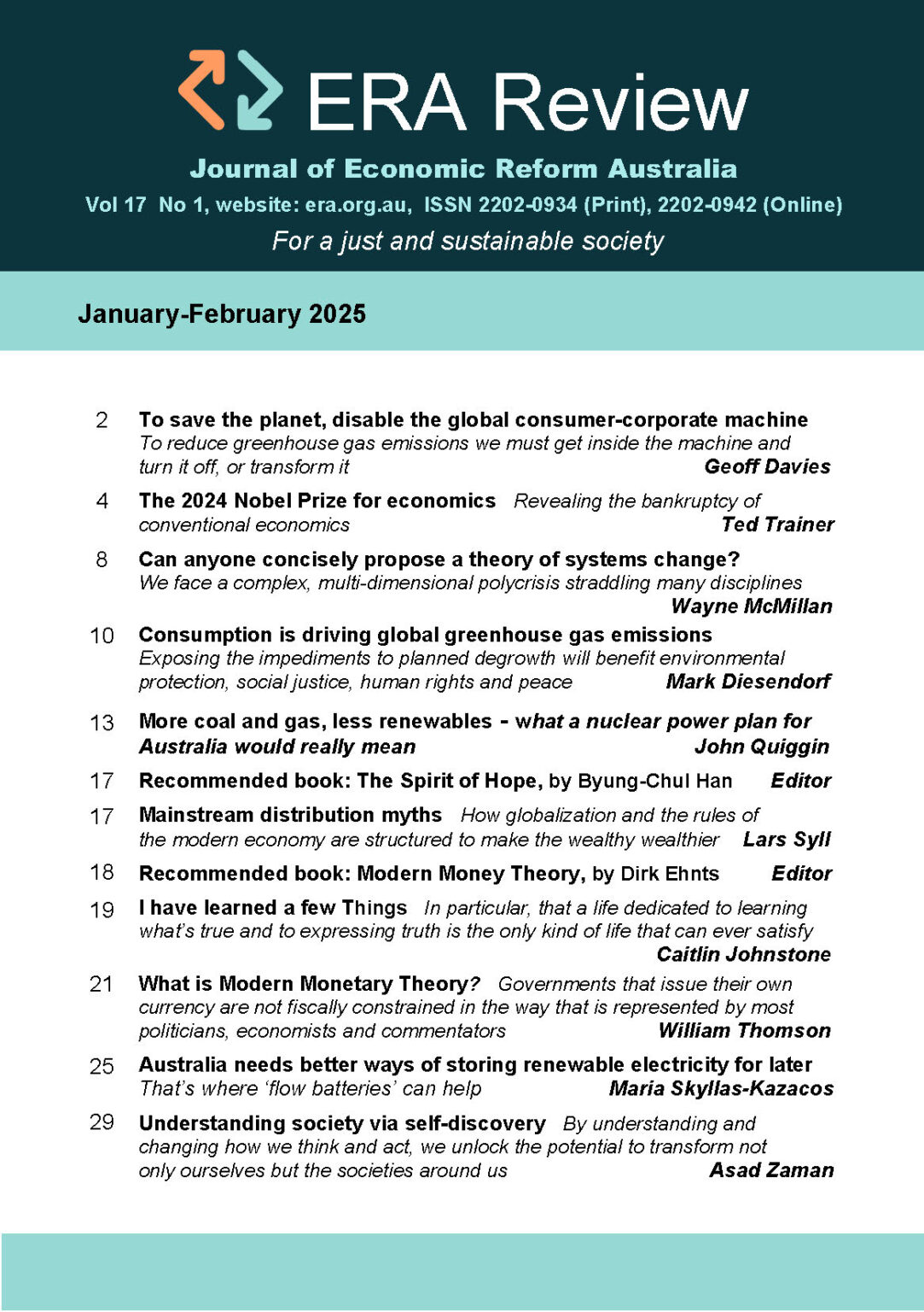 The Genuine Progress Indicator - Economic Reform Australia